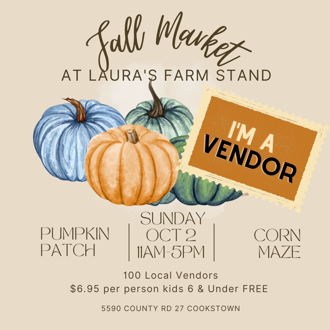 Fall Market @ Laura's Farm Stand - Sunday, October 2nd – Vintage Rustic ...