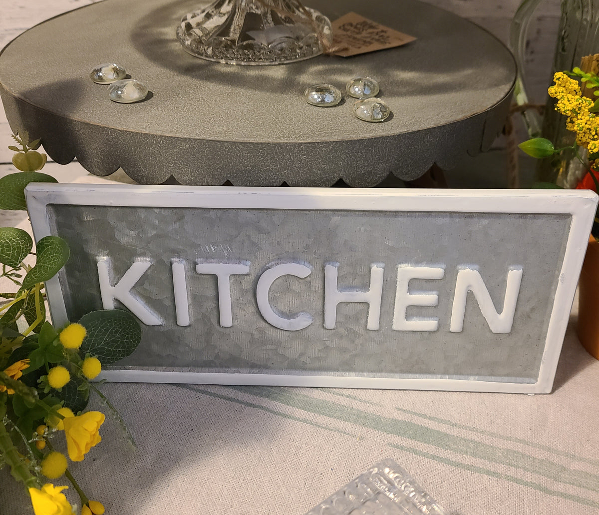 Metal Kitchen Sign – Vintage Rustic Decor